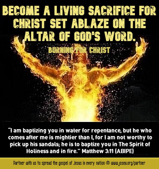 Become a living sacrifice – Josea World Outreach